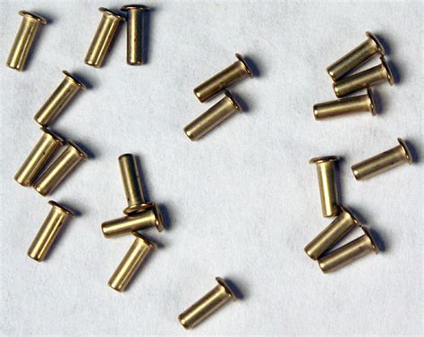 12055 Ground Eyelets Brass 20 Ea Size 058 Od X 316 Long Ppwa
