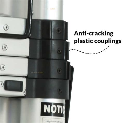 Oem One Button Retractable A Frame Telescoping Ladder