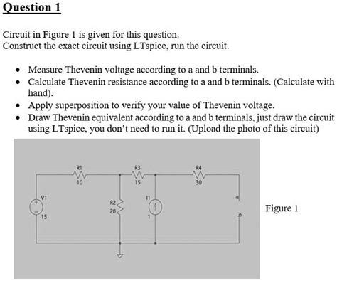 solved circuit in figure 1 is given for this question construct the