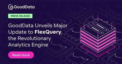 Gooddata Unveils Major Update To Flexquery The Revolutionary Analytics Engine Gooddata