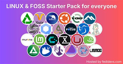 Linux And Foss Starter Pack For Everyone Mastodon Starter Pack