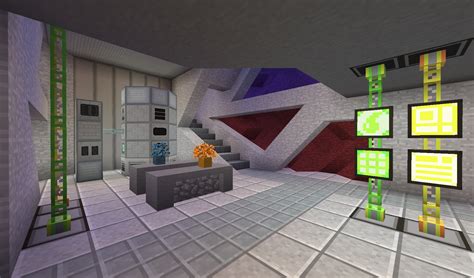 Scifi Interior Design For Minecraft How To Decorate In Minecraft