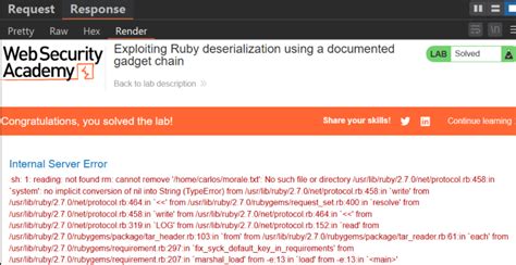 gadget chains unleashed rce via insecure deserialization hacklido