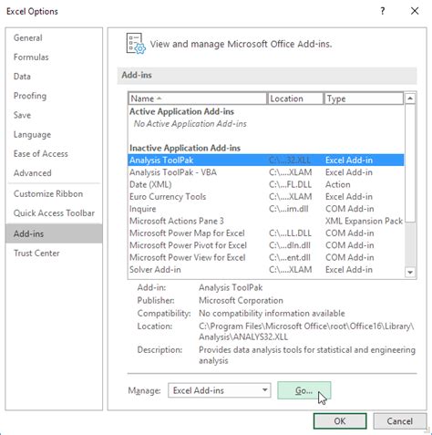 analysis toolpak statistik tools excel yang mempermudah peng