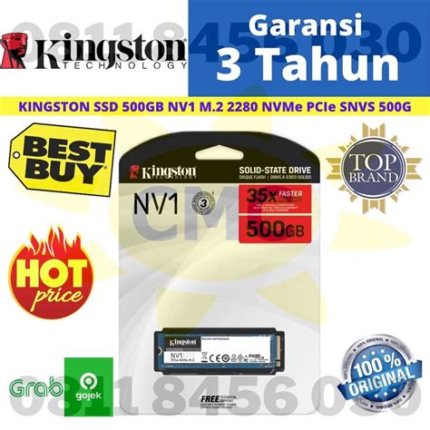 Jual Ssd Kingston Gb Nv Nvme Pcie Snvs G Shopee Indonesia