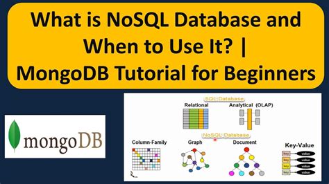 What Is Nosql Database And When To Use It Mongodb Tutorial For