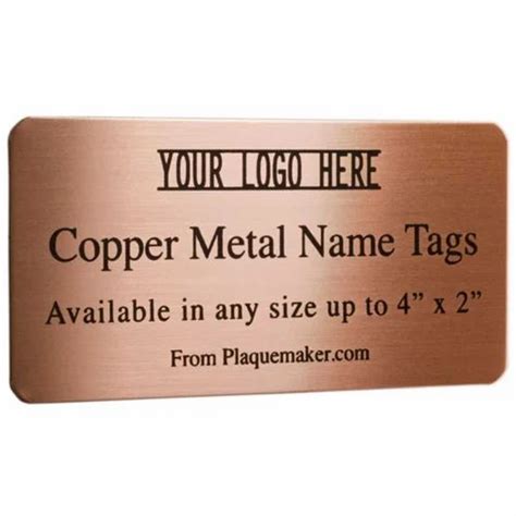 Golden Copper Name Plate For Industrial At Best Price In Navi Mumbai
