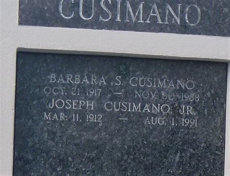 Giuseppe Giovanni John Joseph” Cusimano 1912 1991 Find A Grave