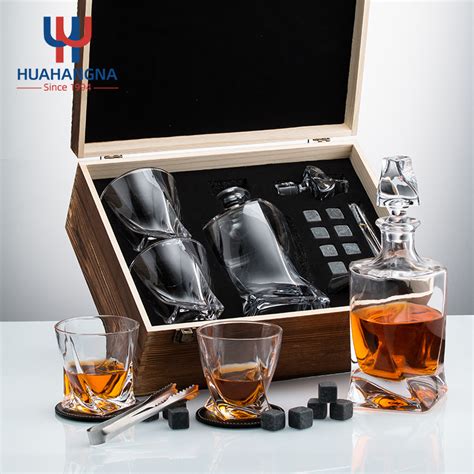 27oz Twist Wine Liquor Glass Whiskey Decanter T Setwhiskey T Set