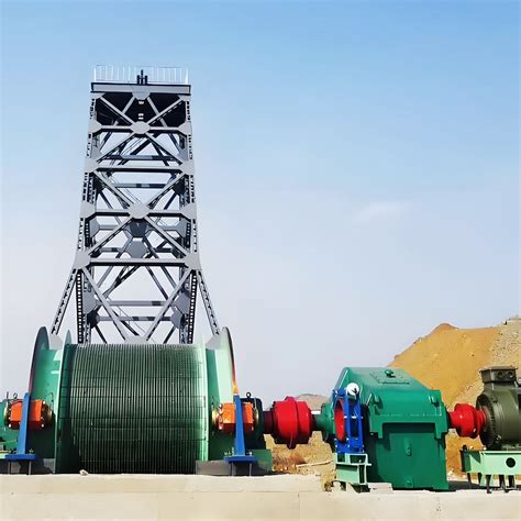 Jtp12m Drum Mine Hoist 75kw 3t 512m Gold Ore Shaft Incline Hoisting