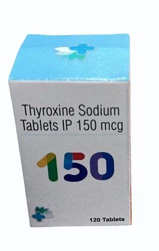 150 Mcg Thyroxine Sodium Tablets At Rs 1000box Konia Varanasi Id