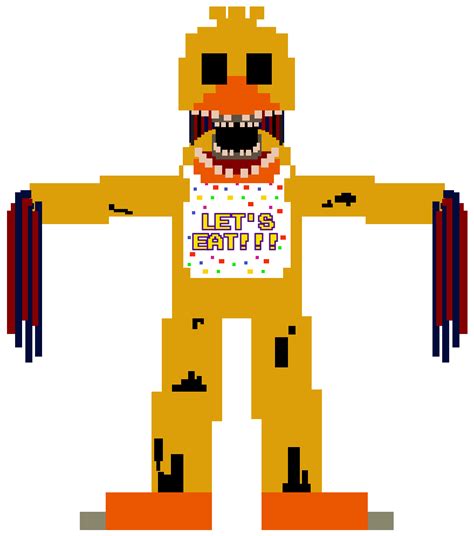 8bit Withered Chica By Mariorainbow6 On Deviantart
