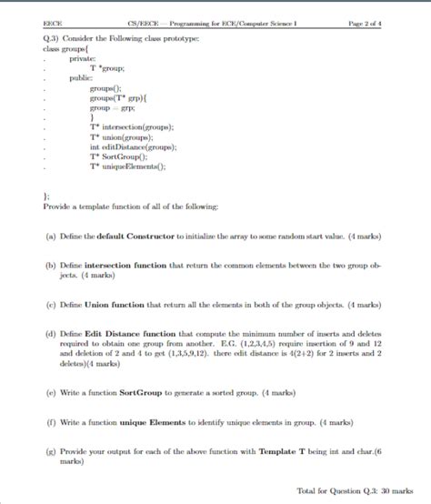 Solved Page Of EECE CS EECE Programming For Chegg
