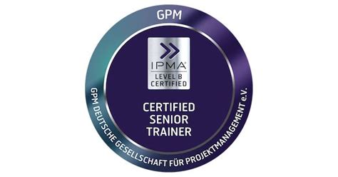 Certifiedseniortrainer Ipma Level B Cst Was Issued By