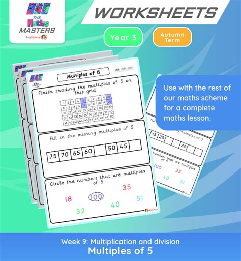 Year 3 Multiples Of 5 Worksheets Year 3 Multiplication And Division