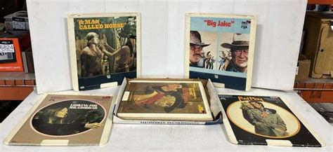 8 Vintage 1960s To 70s Capacitance Electronic Disc System Movies