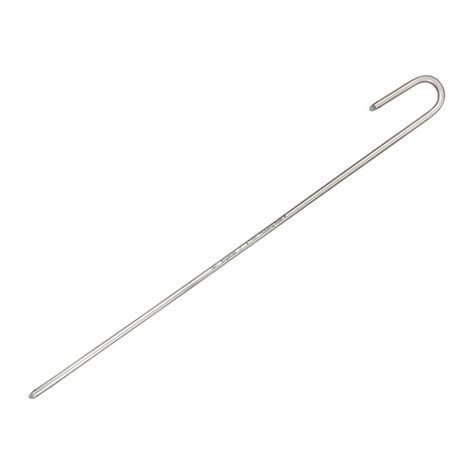Disposable Medical Grade Intubate Stylet Aluminum Intubation Stylet For Endotracheal Tube