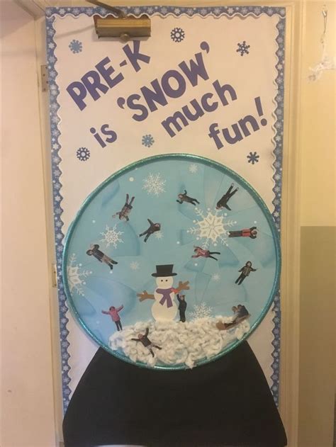 Pin By Sherrie Anderson On Snow Globe Winter Door Decorations