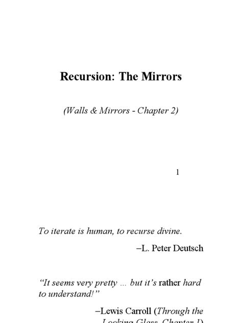recursion the mirrors download free pdf recursion computer