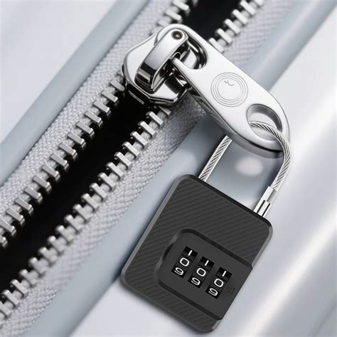 Kchsji Mini Password Padlock For Luggage Backpack Gym Locker Travel