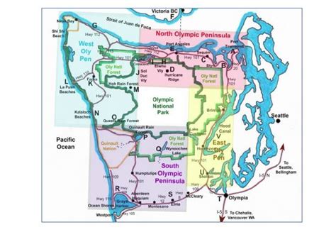 Olympic Peninsula Map