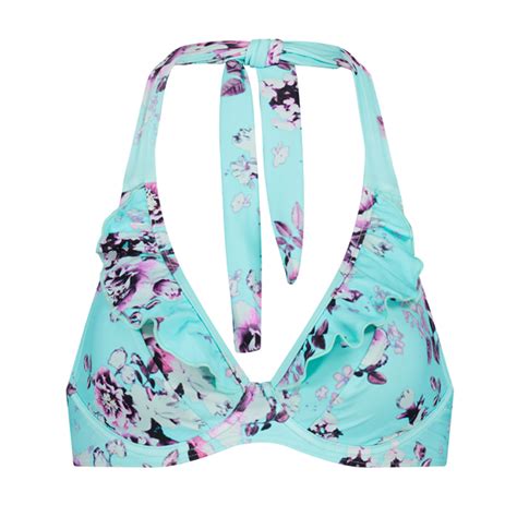 Cyell Minty Garden Halter Bikinitop Annadiva