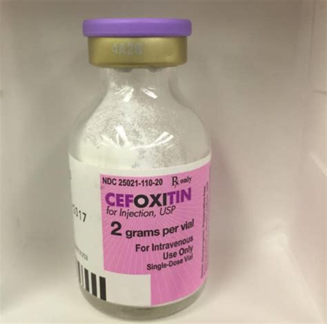 Cefoxitin Mefoxin