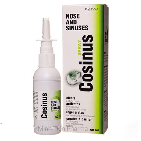 Cosinus Spray 60ml Xịt Xoang Và Viêm Mũi Dị ứng Hiệu Quả CÔng Ty