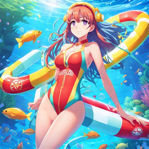 Izzy Moonbow In A Sexy Lifeguard Swimsuit Underwat By Cartoolover2 On