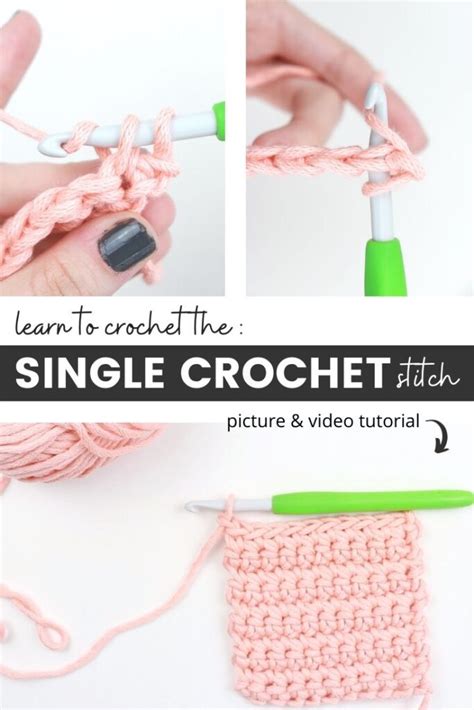 Single Crochet Stitch Diagram