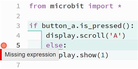 Indentation Errors PC Microbit Micropython