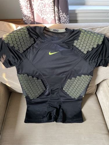 Mens Nike Pro Combat Hyperstrong Compression Shirt 4 Pads Size L