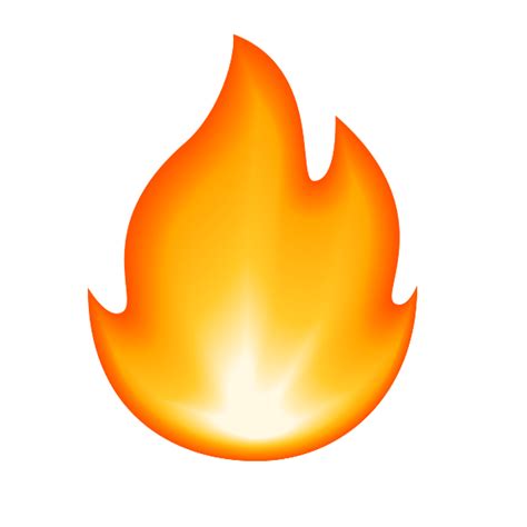 Fire Emoji Clear Background