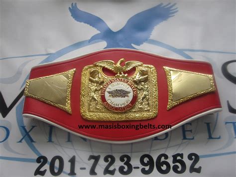 Ibf International Boxing Federation Championship Belts Masis Boxing