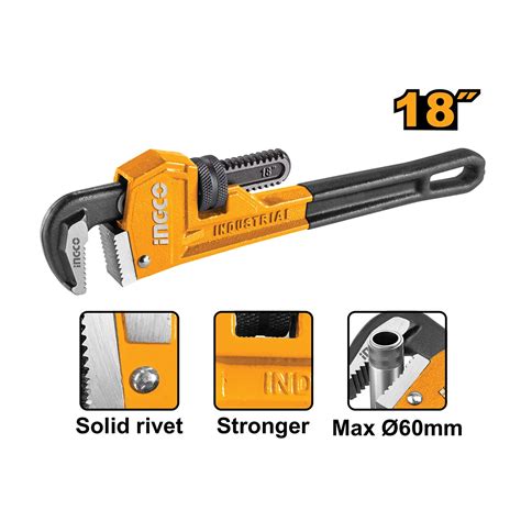 Pipe Wrench 450mm Steel And Pipes For Africa Pty Ltd