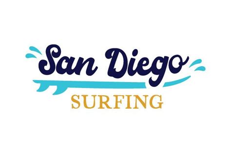 San Diego Surfing Logo Svg Cut File By Creative Fabrica Crafts