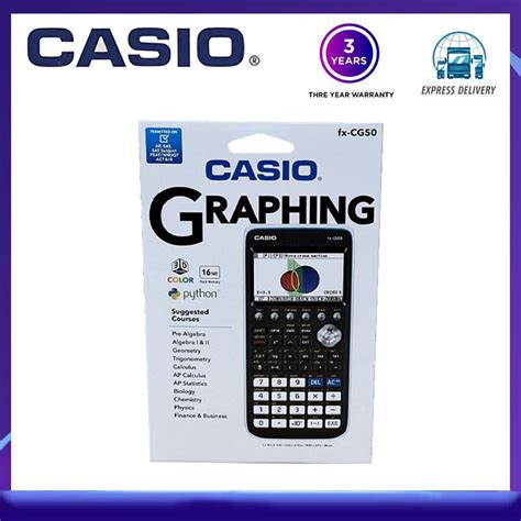 Casio Fx Cg50 เครื่องคิดเลขกราฟิกจีน Apsatib Python Shopee Thailand