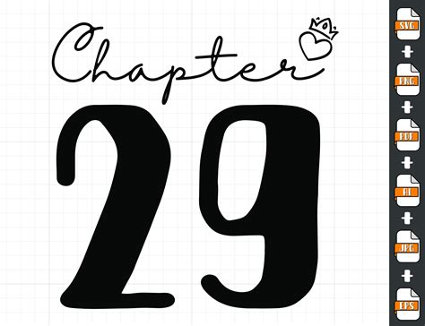 29 Birthday Svg Png Chapter 29 Svg 29th Birthday Svg Instant Download