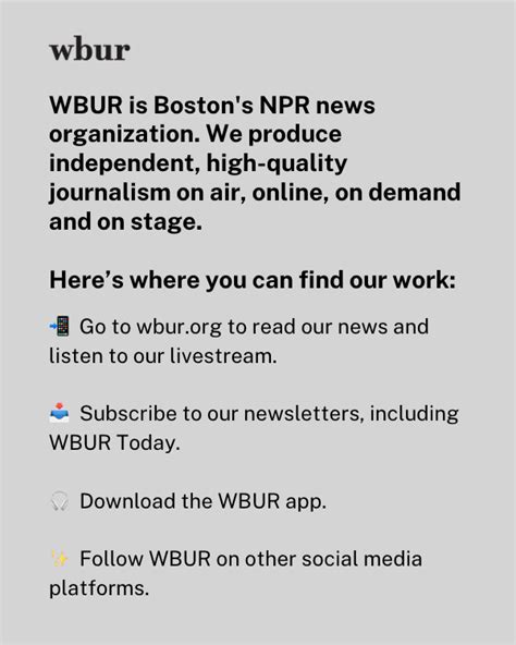 Wbur Wbur Posts X