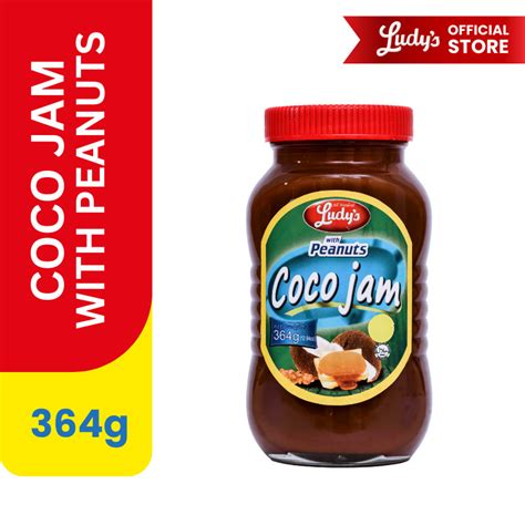 Ludys Coco Jam With Peanuts 364g Rich And Sweet Coco Goodness Coconut Jam Spread With Peanuts