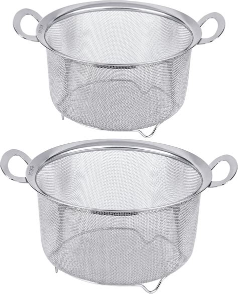 Tiawudi 2 Pack Strainers For Kitchen 188 Stainless Steel