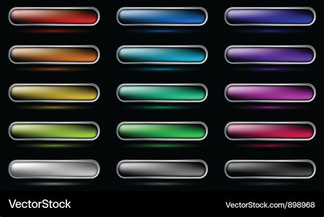 Glassy Buttons For Web Royalty Free Vector Image
