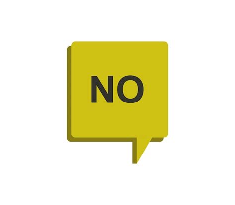 Premium Vector Speech Bubble No