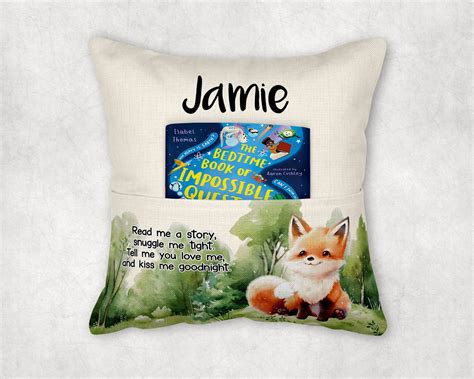 Fox Pocket Cushion Cover Gray Robin