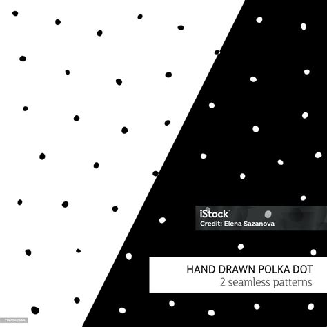 Hand Drawn Polka Dot Patterns Stock Illustration Download Image Now