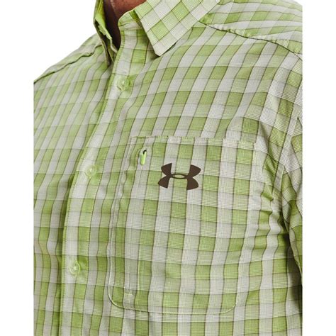 Under Armour Mens Drift Tide 20 Plaid Short Sleeve Tackledirect