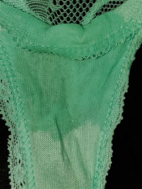 Huge Wet Spot In A Tiny Xs Thong R Wetspot