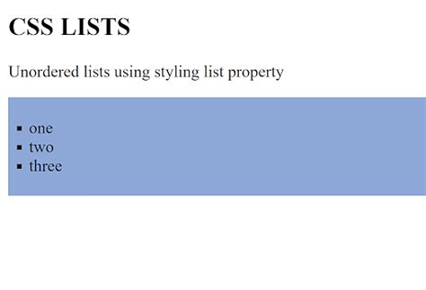What Is Css List And Types Of Css List Simplilearn