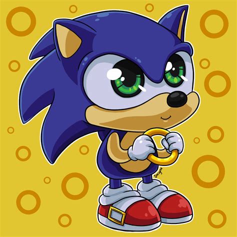 Chibi Sonic By Sarigna On Deviantart