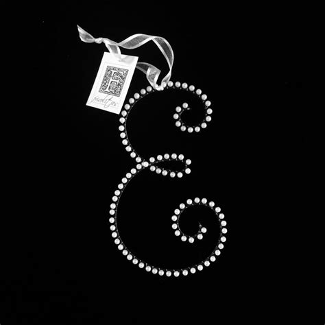E Monogram Etsy